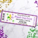 Mardi Gras Event Ticket Editable Template, Printable Fleur De Lis Party ...