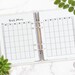 Yearly Planner Printable- Vertical, Year at a Glance Printable, Undated ...