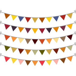 Fall Bunting Clipart, Bunting Banner Clipart, Autumn Bunting SVG ...