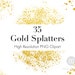 Gold Splatters Clipart, Gold Digital Paint Splatter Overlays, Gold ...
