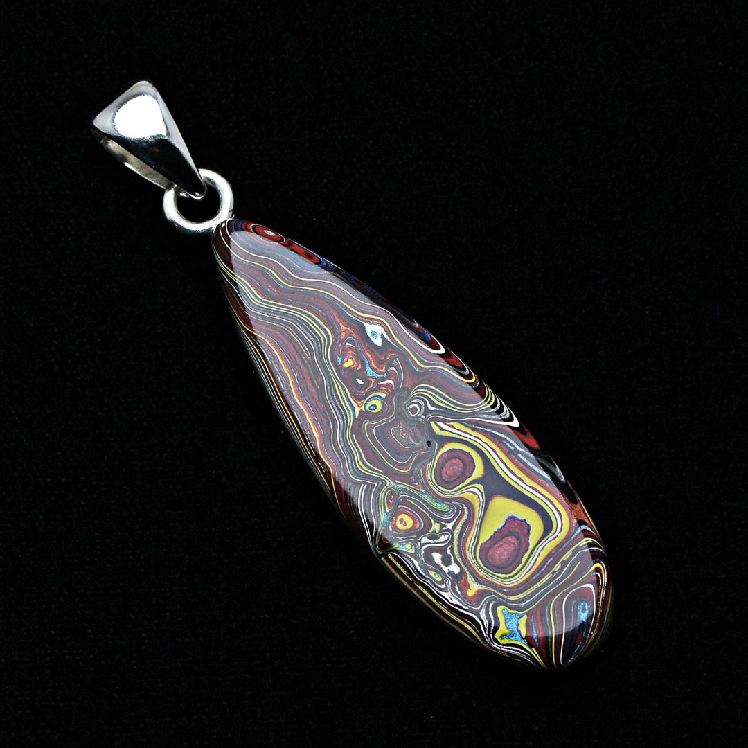 Rare Corvette Fordite Pendant - Etsy
