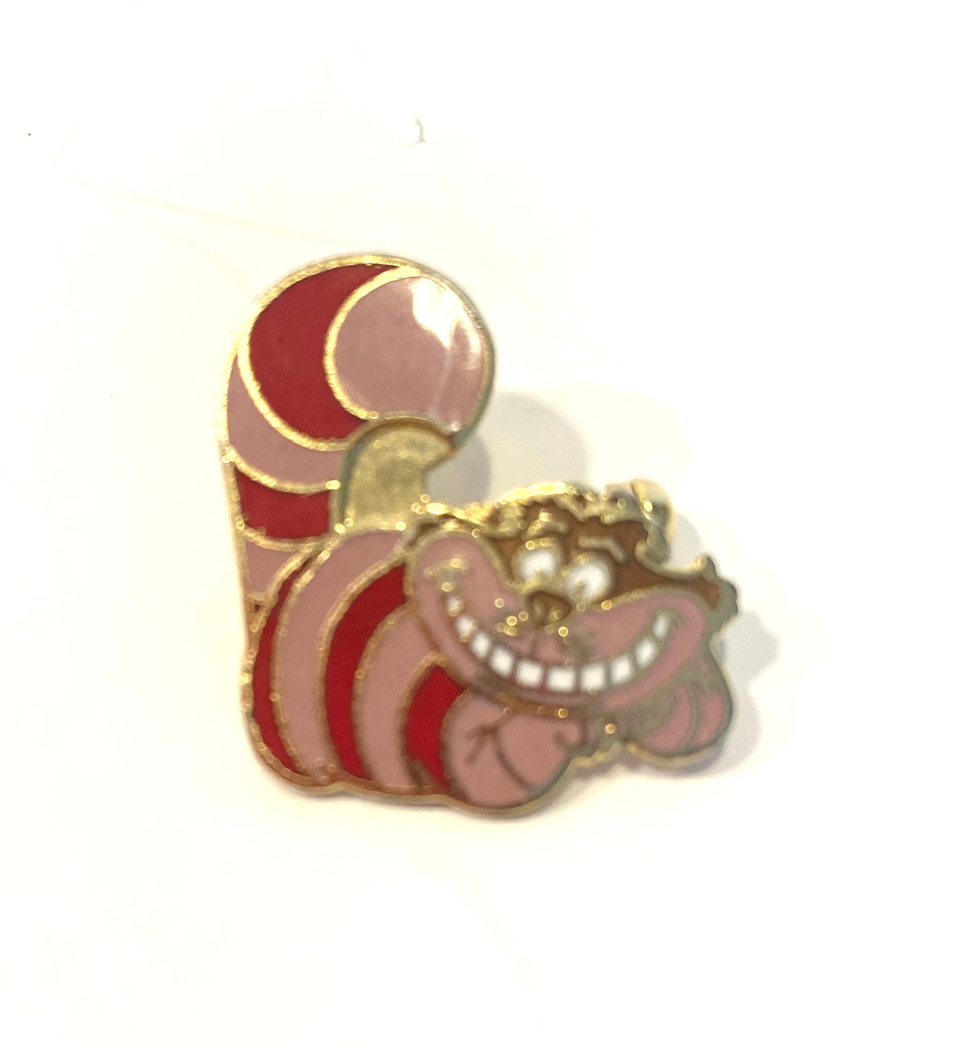 Vintage Rare Cheshire Cat Alice in Wonderland Enamel Pin Brooch by Walt ...