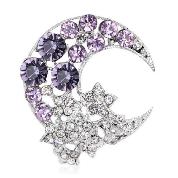 Full Moon Brooch - Etsy