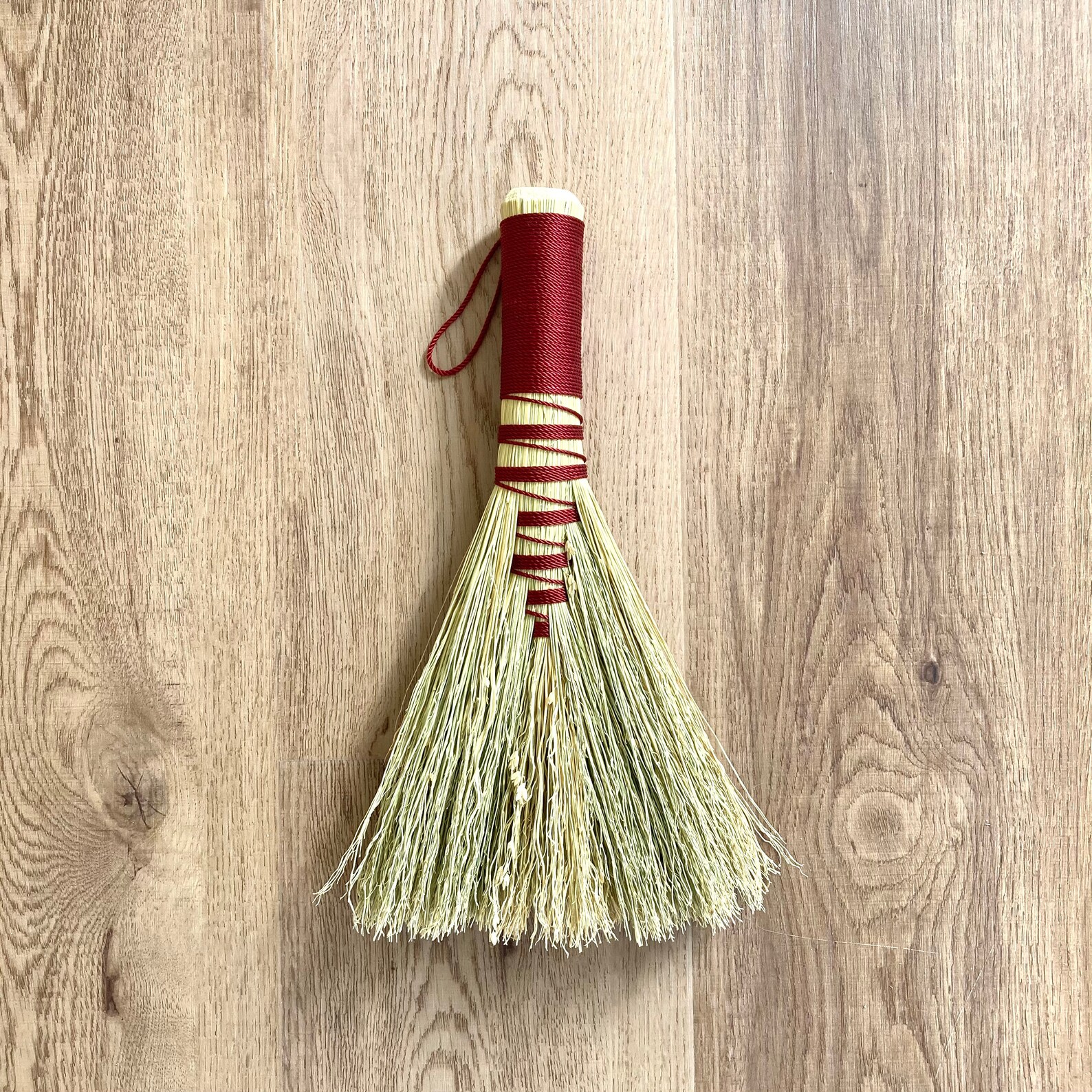 Hawk Tail Hand Whisk Broom, Dark Red - Etsy