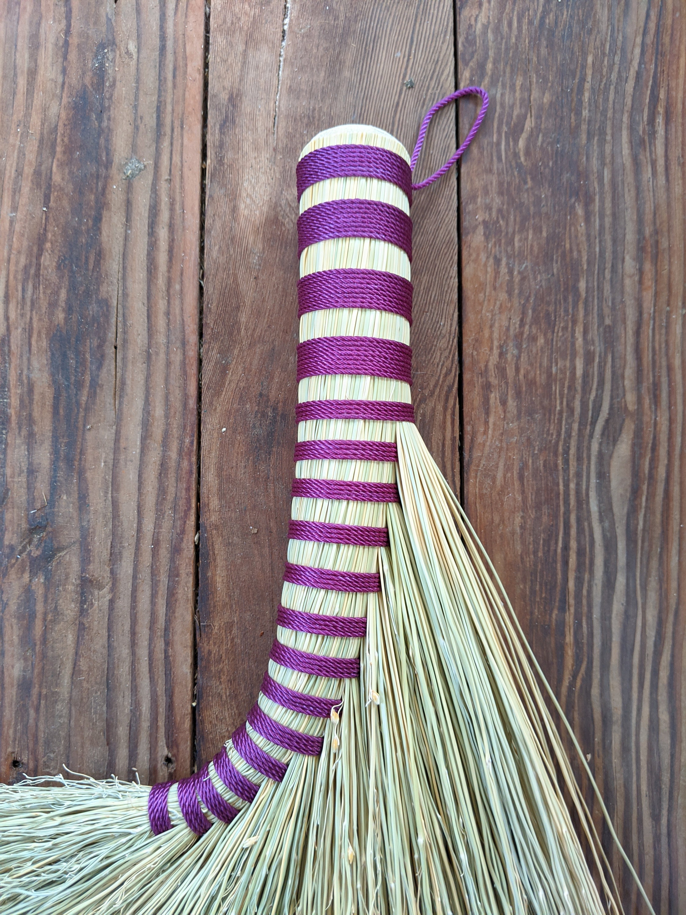 Turkey Wing Hand Whisk Broom, Purple Magenta - Etsy Sweden