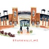 Mississippi State University. Colvard Student Union. Watercolor Print ...