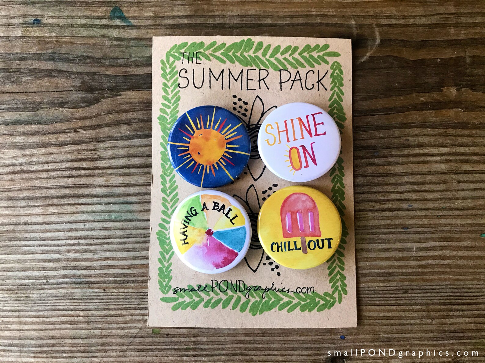 Summer Vibes Stationery Pack Gift Set Six Notecards - Etsy
