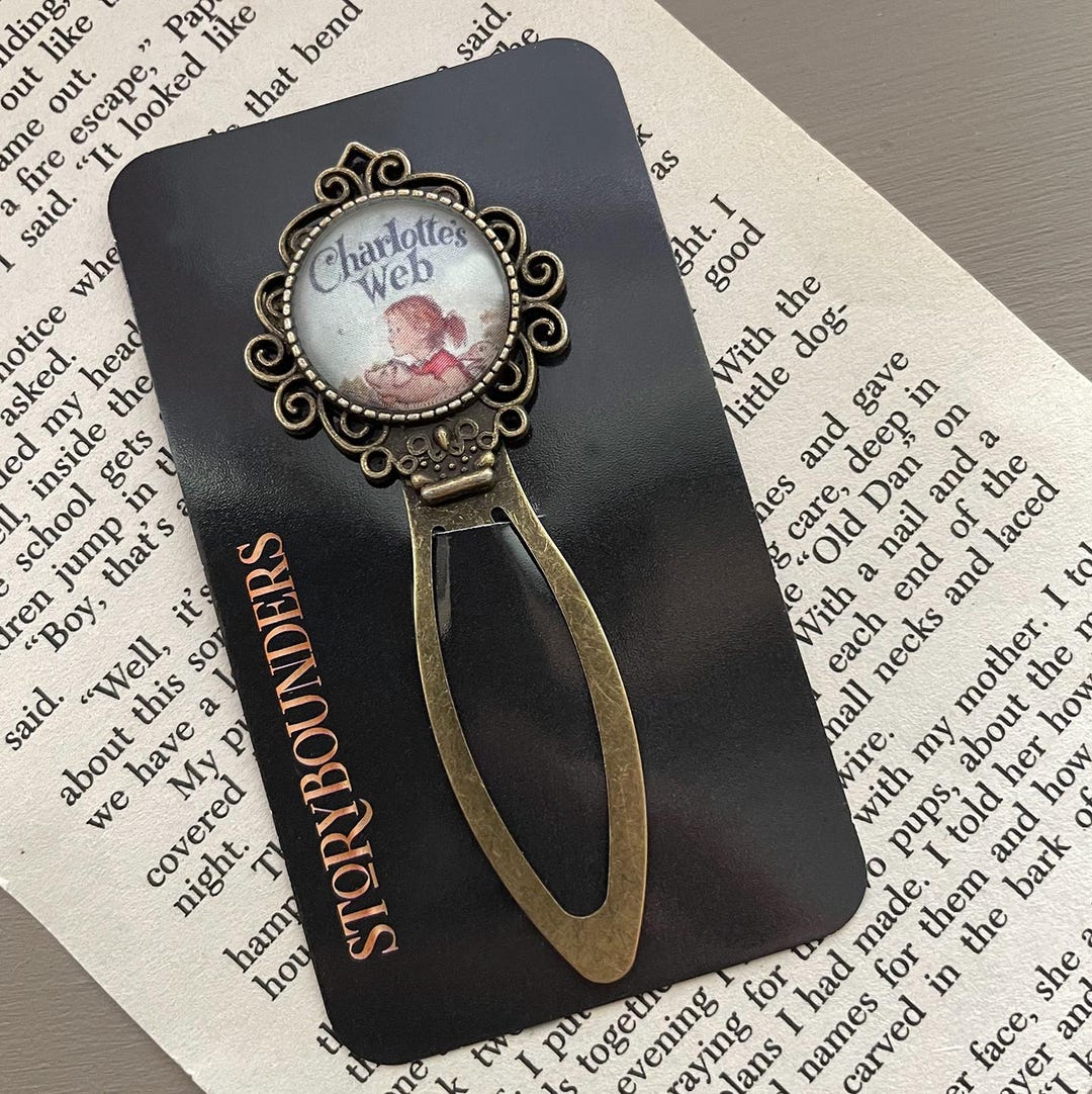 Charlotte's Web, Bookmark Metal Clip, Custom Made - Etsy