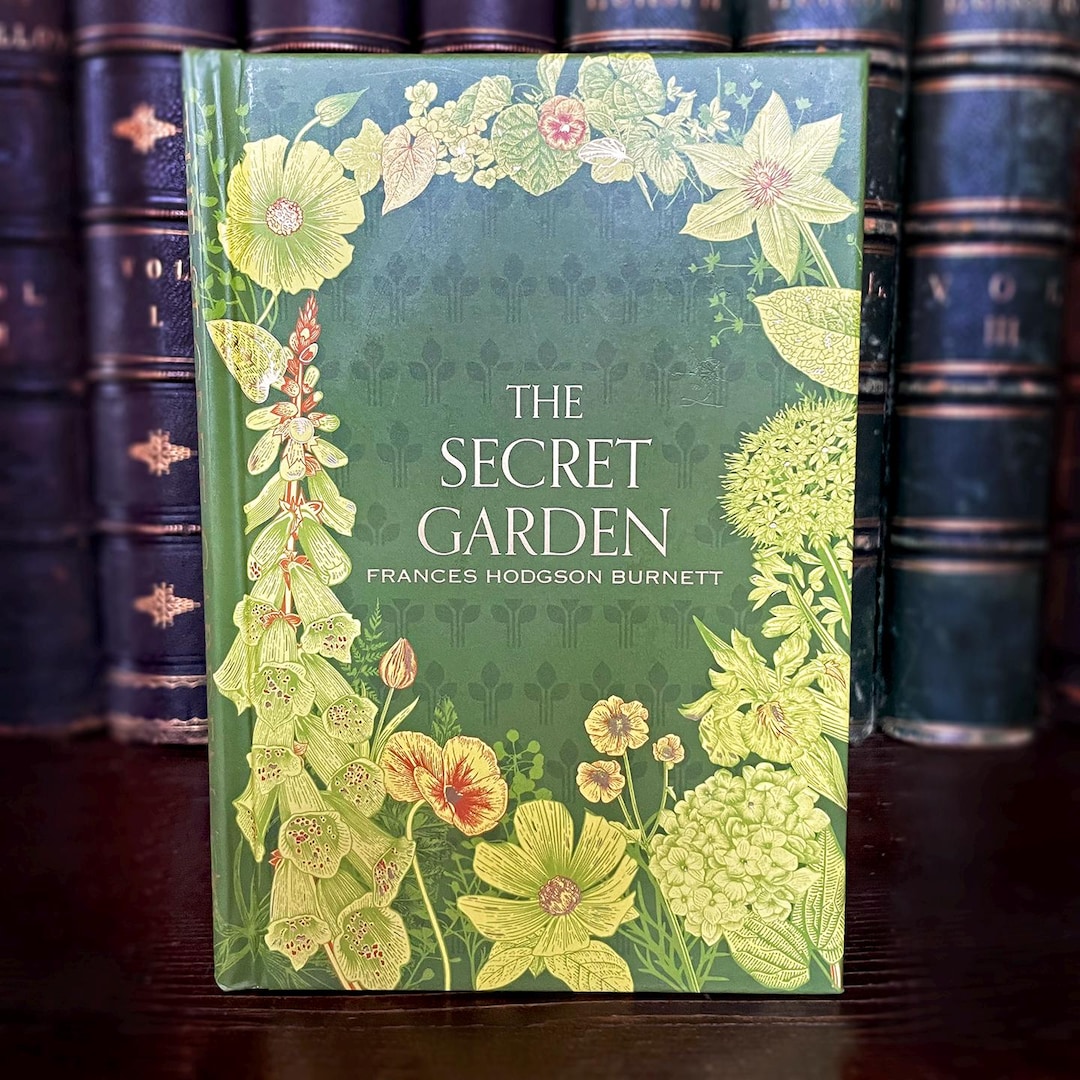 Secret Garden, Frances Hodgson Burnett, Hardcover Classic With Floral ...