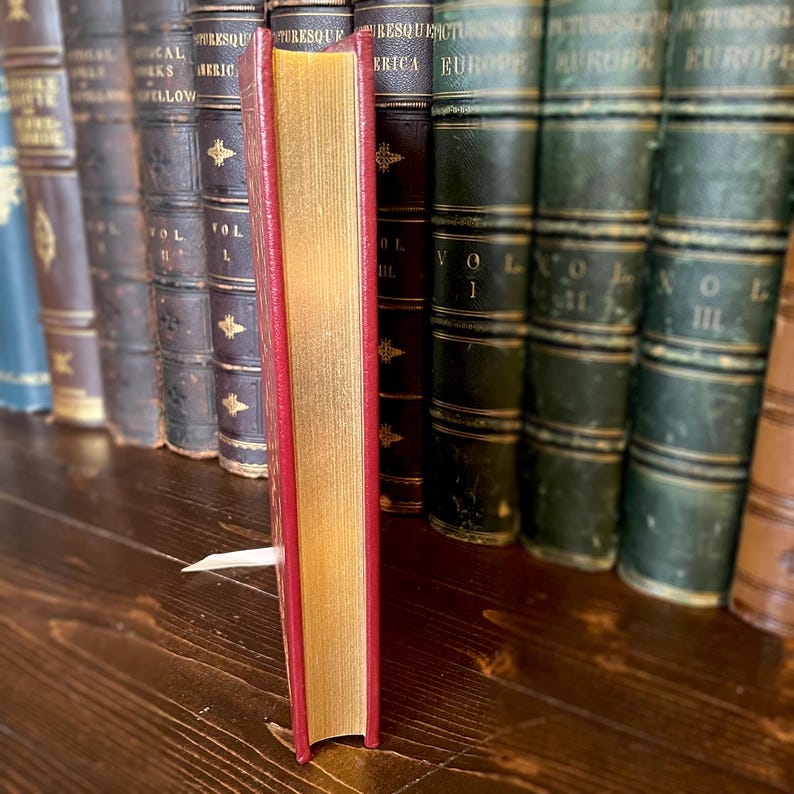 The Scarlet Letter, Nathaniel Hawthorne, Vintage Easton Press, Leather ...
