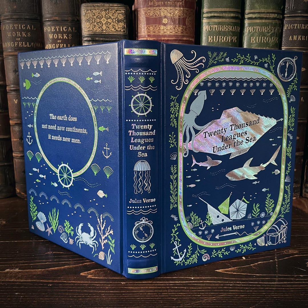 20,000 Leagues Under the Sea, Jules Verne, Collectible Hardcover ...