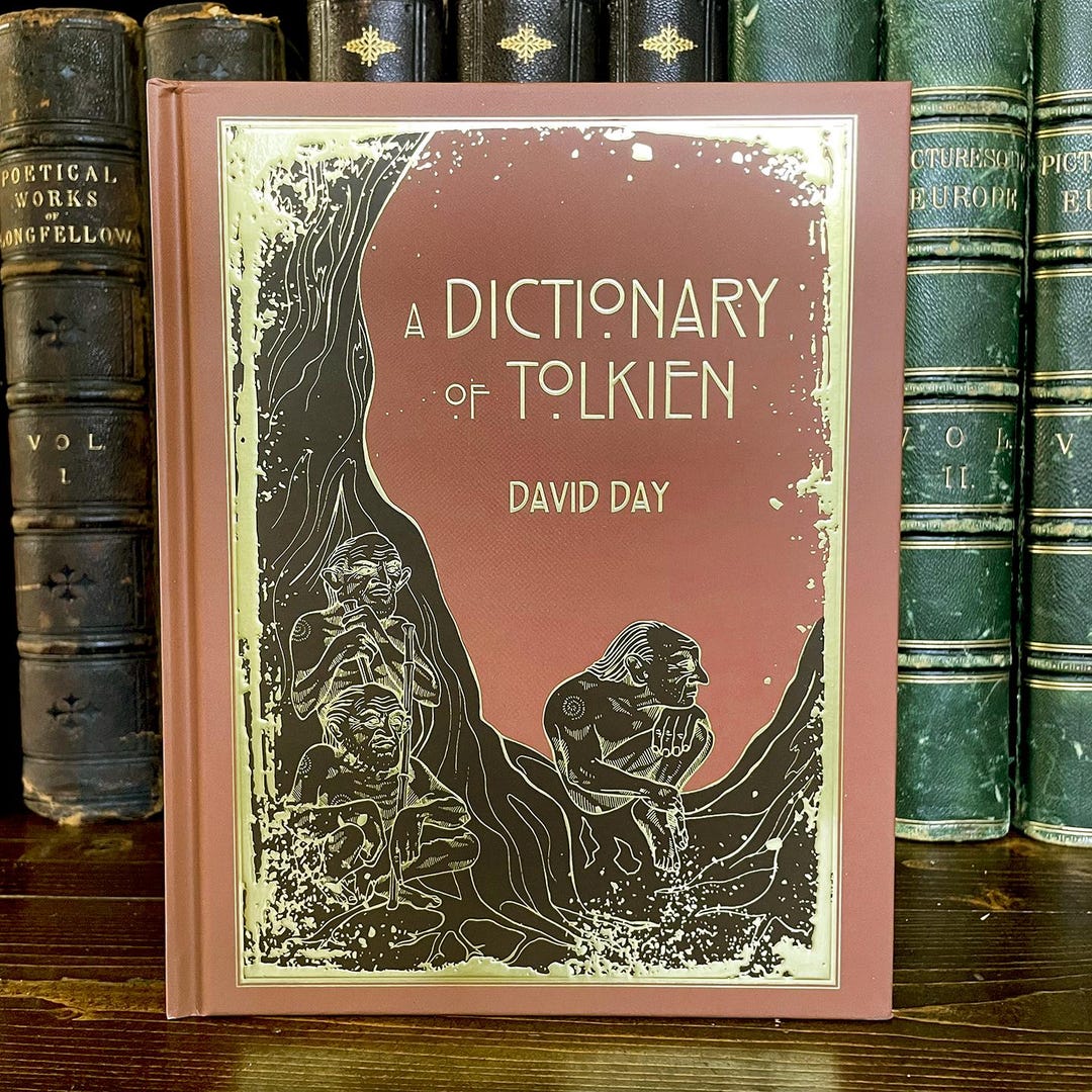A Dictionary of Tolkien by David Day, Hardcover With Gilded Pages ...