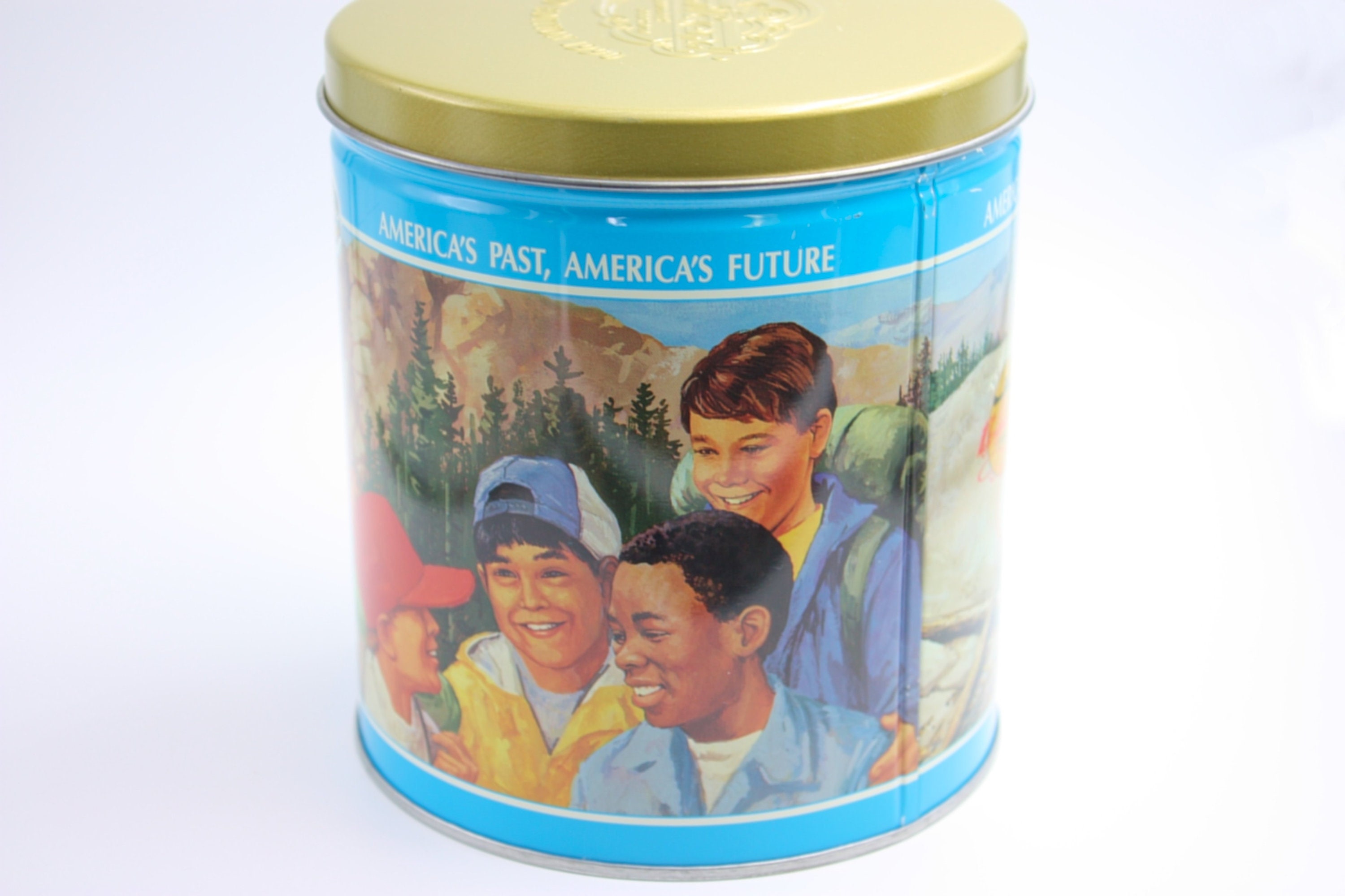 Trail's End 1990s Tin - Popcorn Tin - Boy Scouts Fundraiser - Limited ...