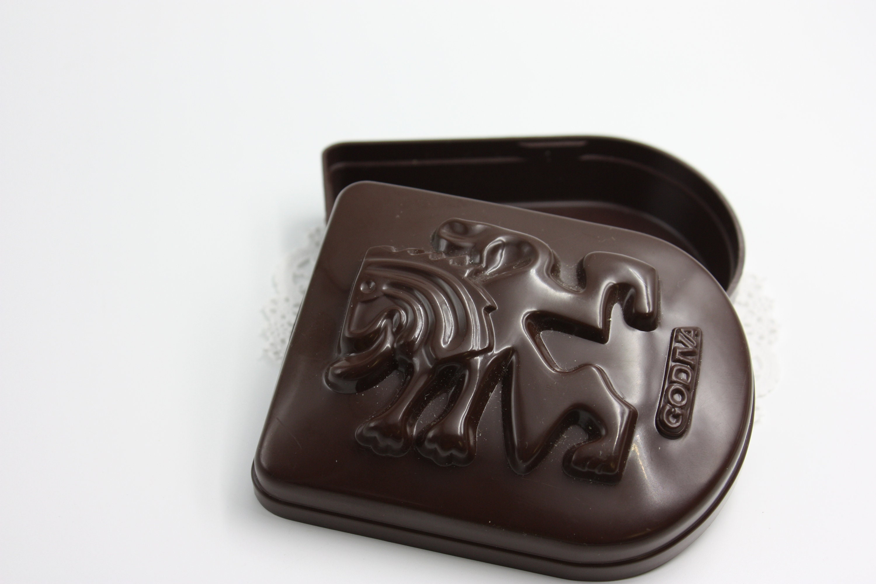 Godiva Brown Candy Box Empty Chocolate Box Plastic Candy Box - Etsy