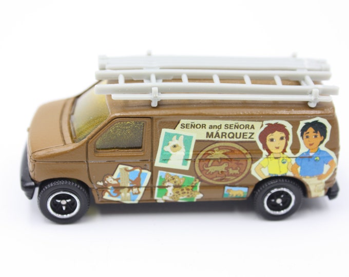 Matchbox Diego Ford Panel Van - Brown Ford Panel Van - 1990s Matchbox ...