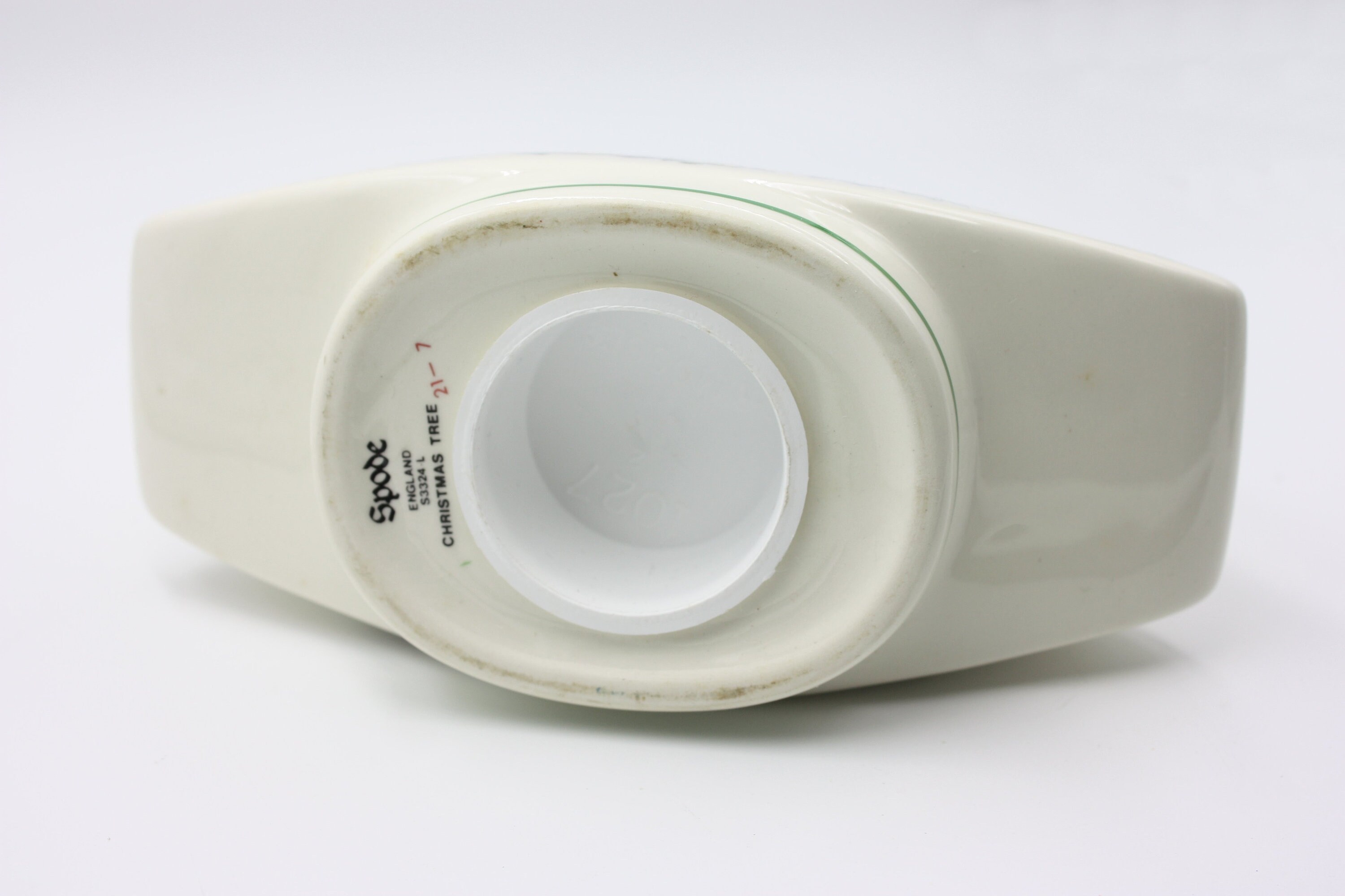 Spode Christmas Tree Money Bank - Vintage Holiday Tree Bank - Ceramic ...