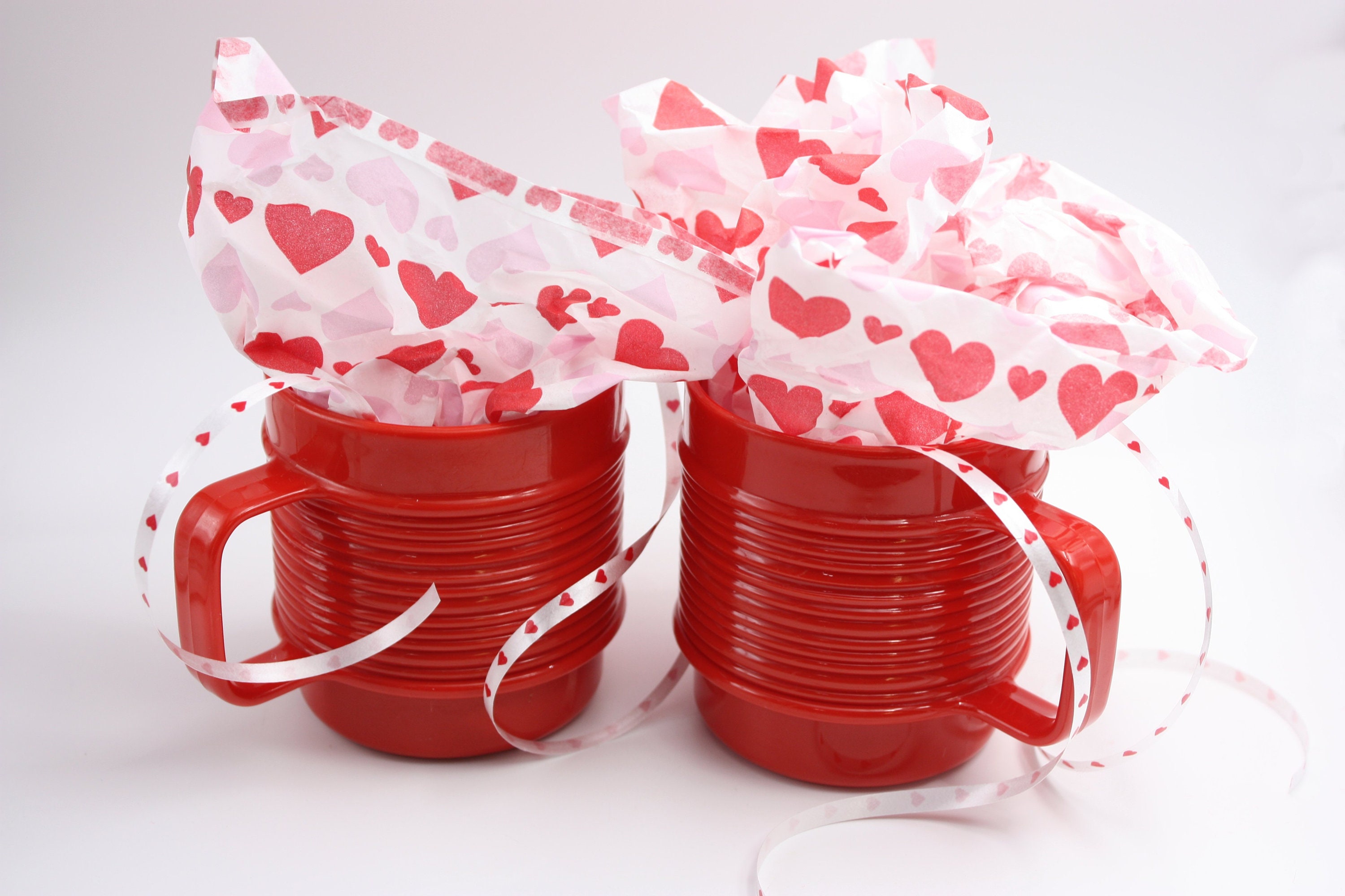 Vintage Red Mugs - Stackable Rubbermaid - Red Melamine Cups - Etsy