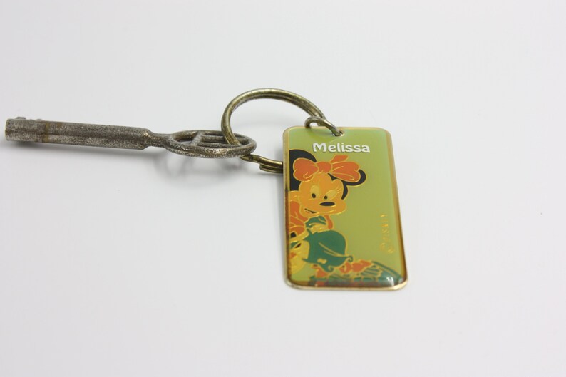 Vintage Minnie Mouse Key Chain Disney Key Ring Melissa - Etsy
