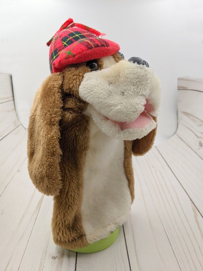 Dakin Shylock Basset Hound Puppet Plush Vintage Dog Hand Puppet ...