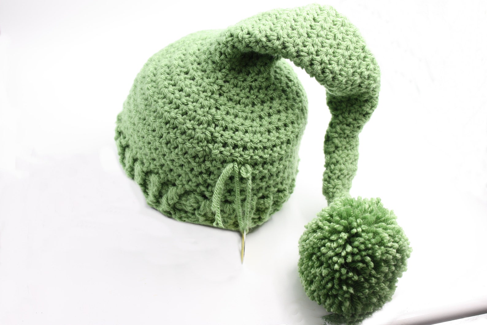 green-toddler-elf-hat-crochet-child-christmas-hat-holiday-etsy