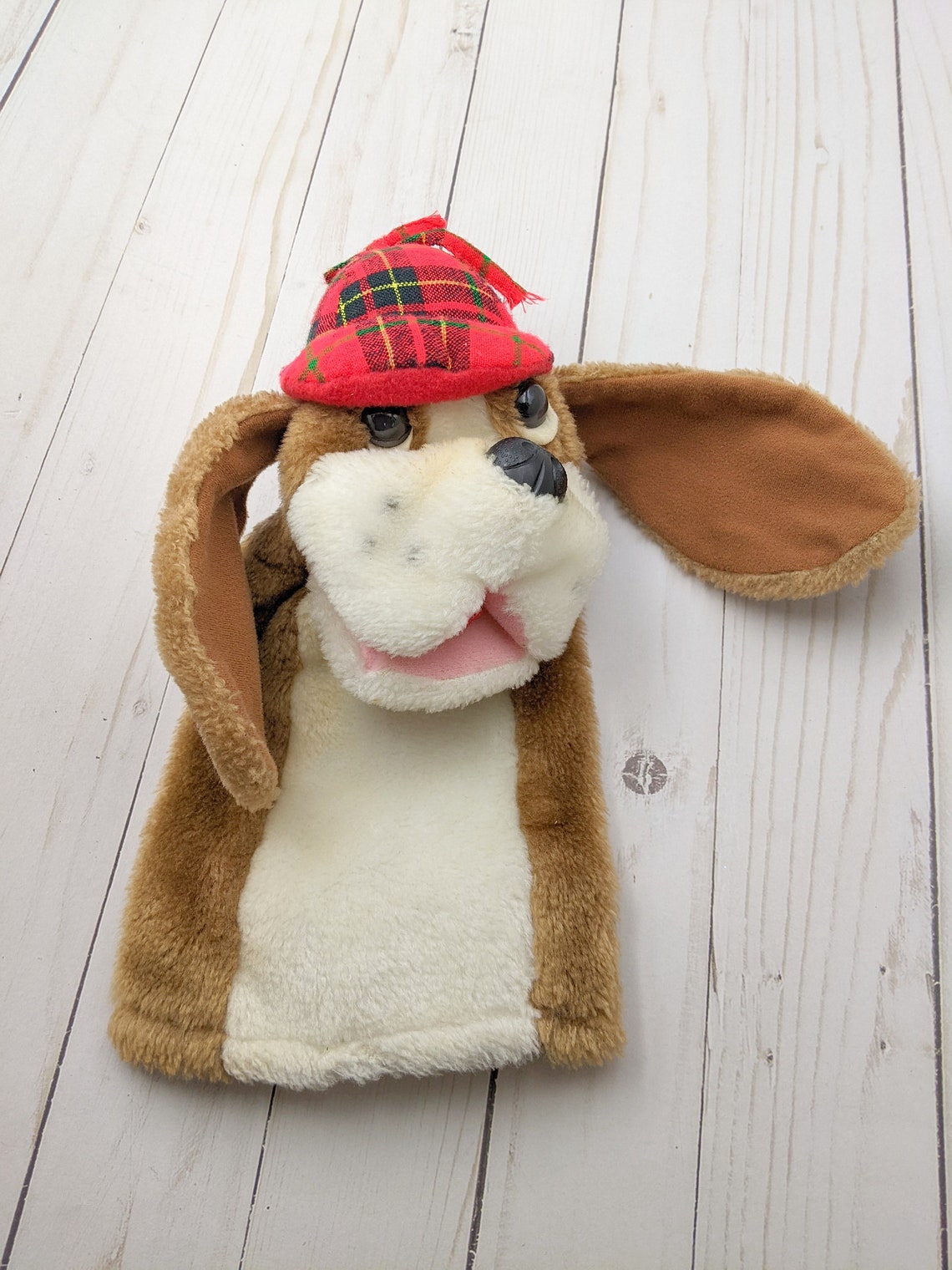 Dakin Shylock Basset Hound Puppet Plush Vintage Dog Hand Puppet ...