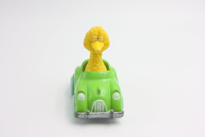 Hasbro Big Bird Car - 1980s Sesame Street - Green Metal Toy Car - Etsy