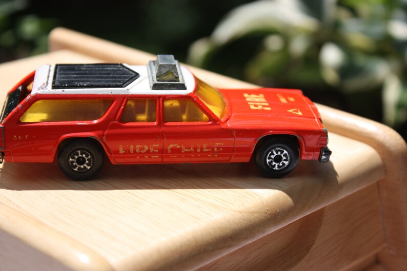 Matchbox 1978 Fire Chief Car Vintage Fire Chief Car Red - Etsy