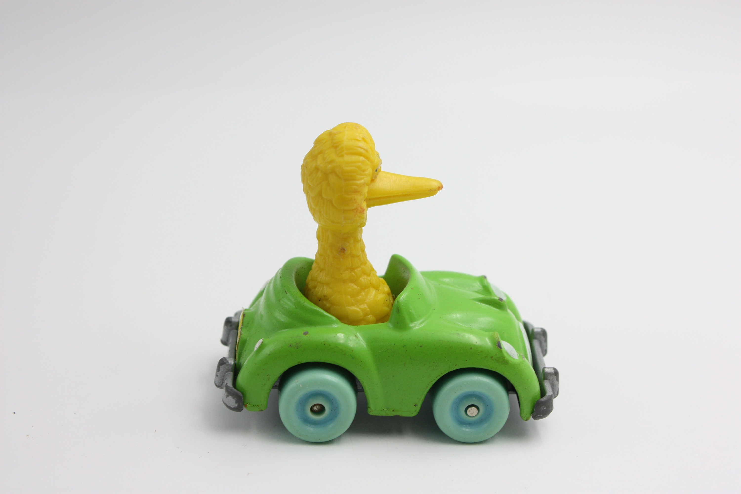 Hasbro Big Bird Car - 1980s Sesame Street - Green Metal Toy Car - Etsy