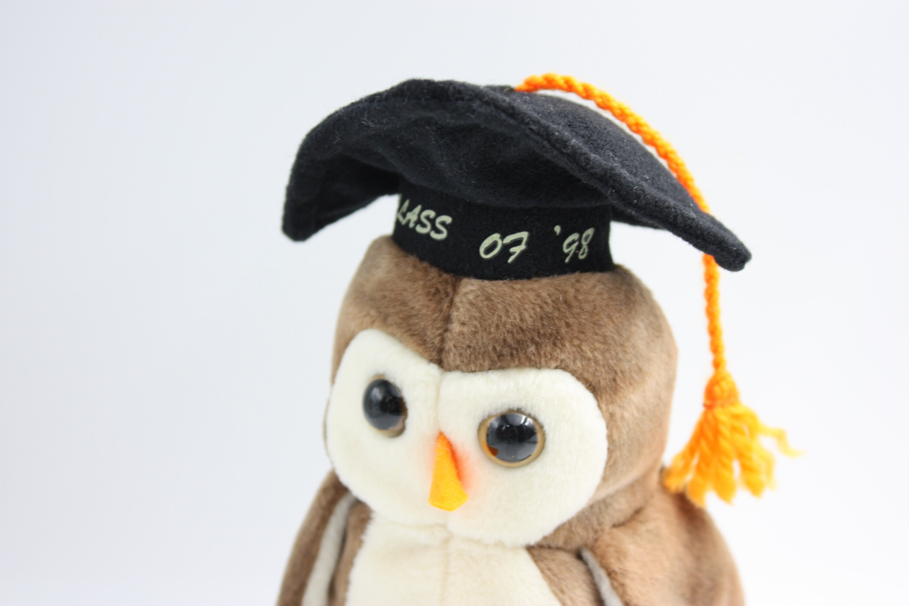 Wise Beanie Baby Owl - Brown Ty Beanie - Graduate Owl - Etsy