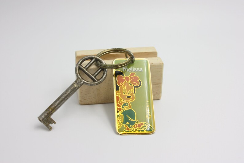 Vintage Minnie Mouse Key Chain Disney Key Ring Melissa - Etsy
