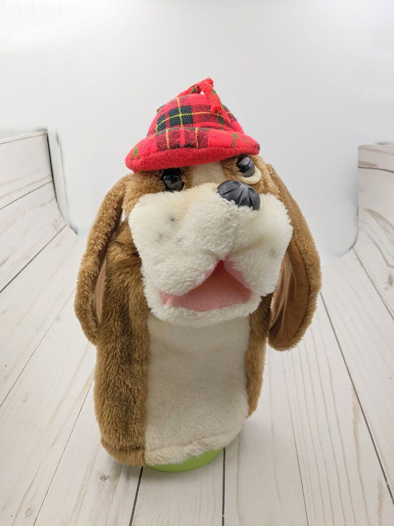 Dakin Shylock Basset Hound Puppet Plush Vintage Dog Hand Puppet ...