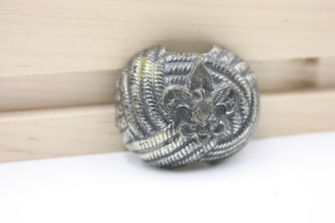 1960s Boy Scout Neckerchief Slide - Boy Scout Uniform Accessory ...