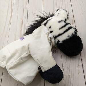 Plush Zebra Hand Puppet - Doctor Puppet - Promo Zebra - Vintage Zebra ...