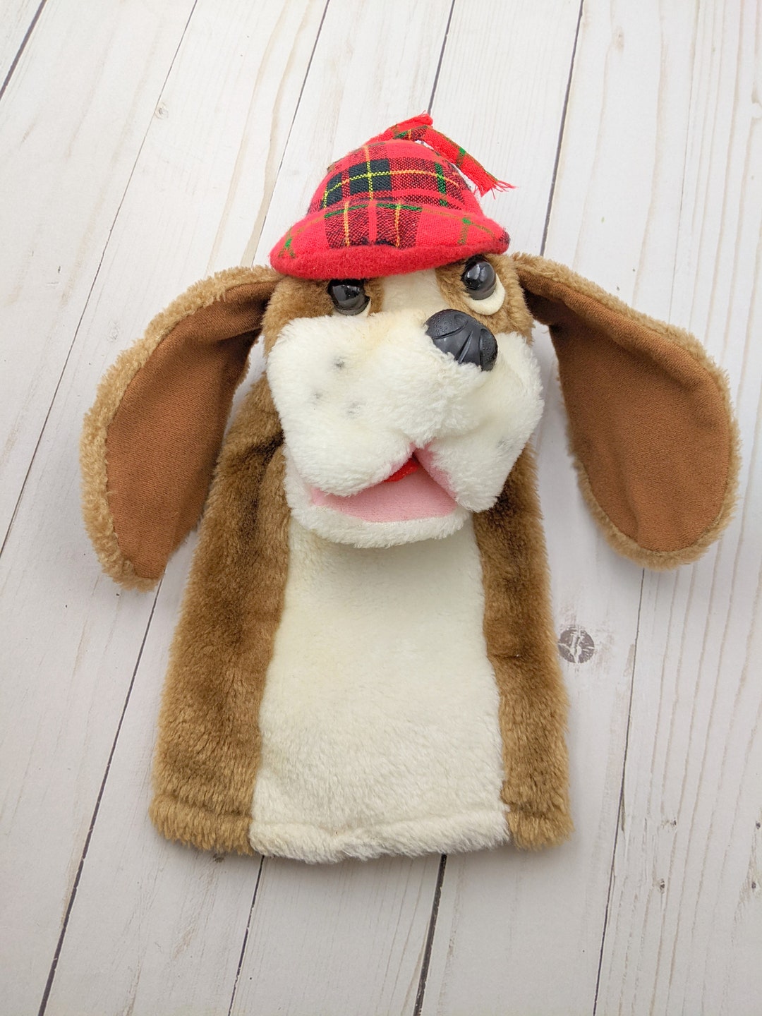 Dakin Shylock Basset Hound Puppet Plush Vintage Dog Hand Puppet ...
