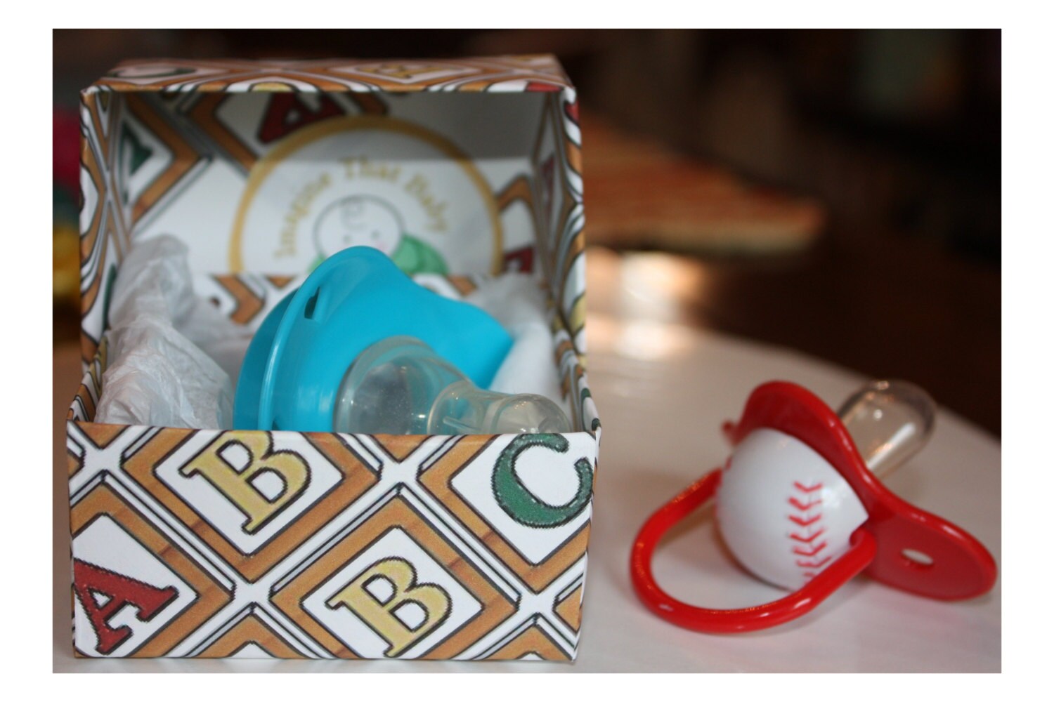 Printable Baby Shower Favor Boxes - ABC Favors - Guest Baby Boxes - ABC ...