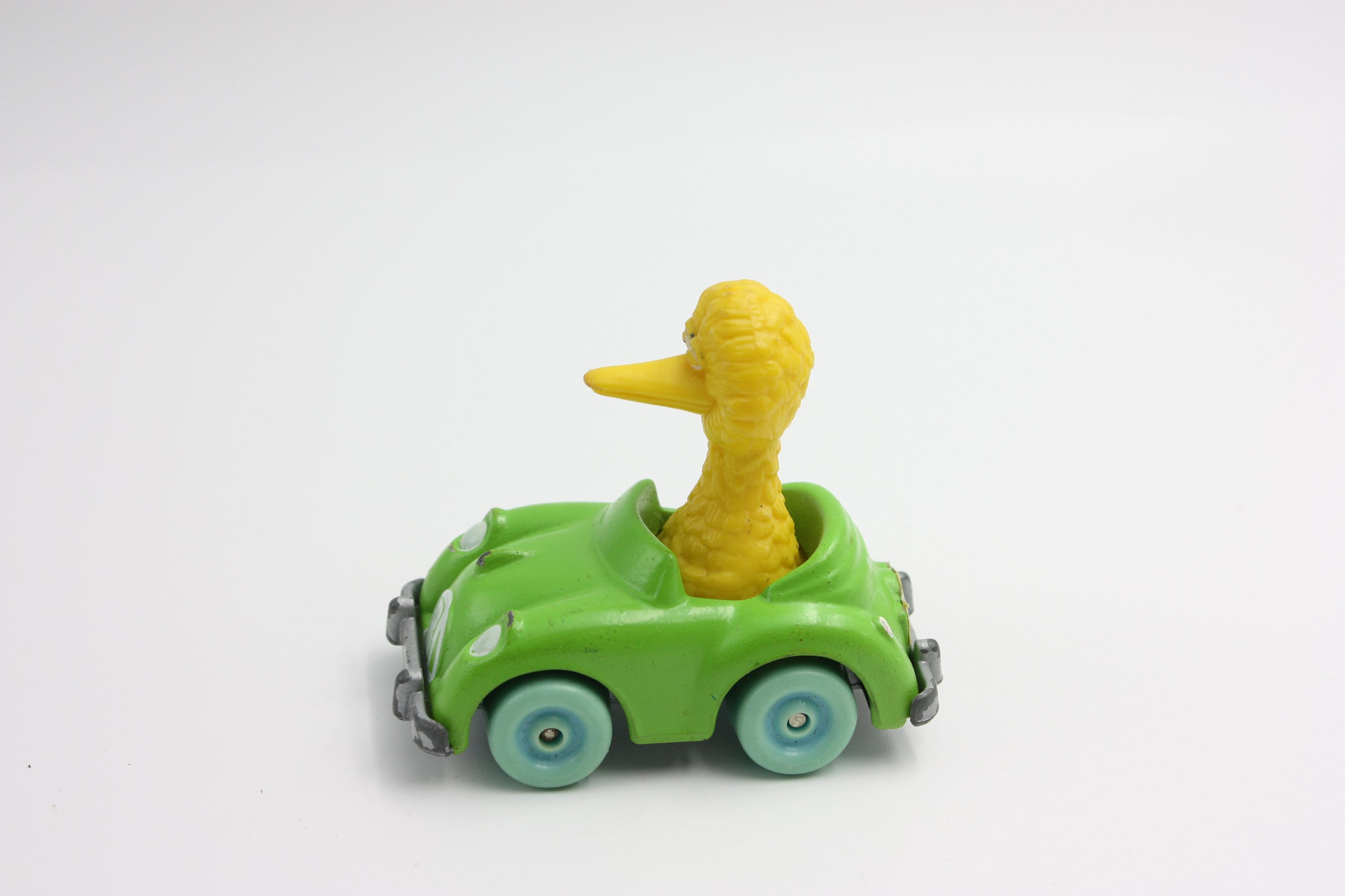 Hasbro Big Bird Car - 1980s Sesame Street - Green Metal Toy Car - Etsy