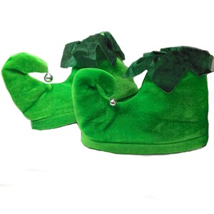 Large Green Velvet Elf Shoes - Costume Elf Shoes - Adult Elf Shoes - Etsy
