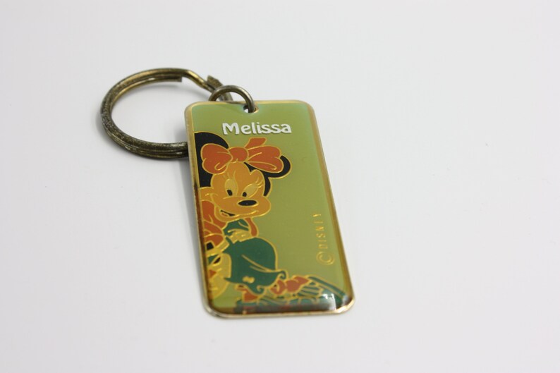 Vintage Minnie Mouse Key Chain Disney Key Ring Melissa - Etsy