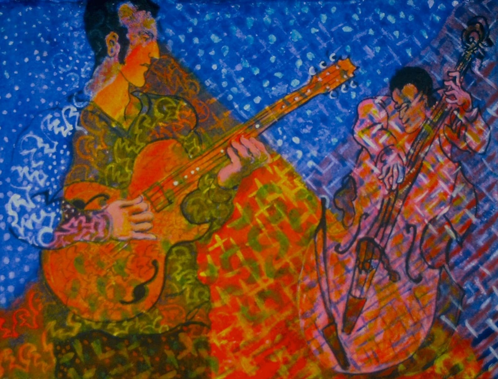 Jazz-inspired Music-inspired Visual Art Jazz Saxophone | Etsy