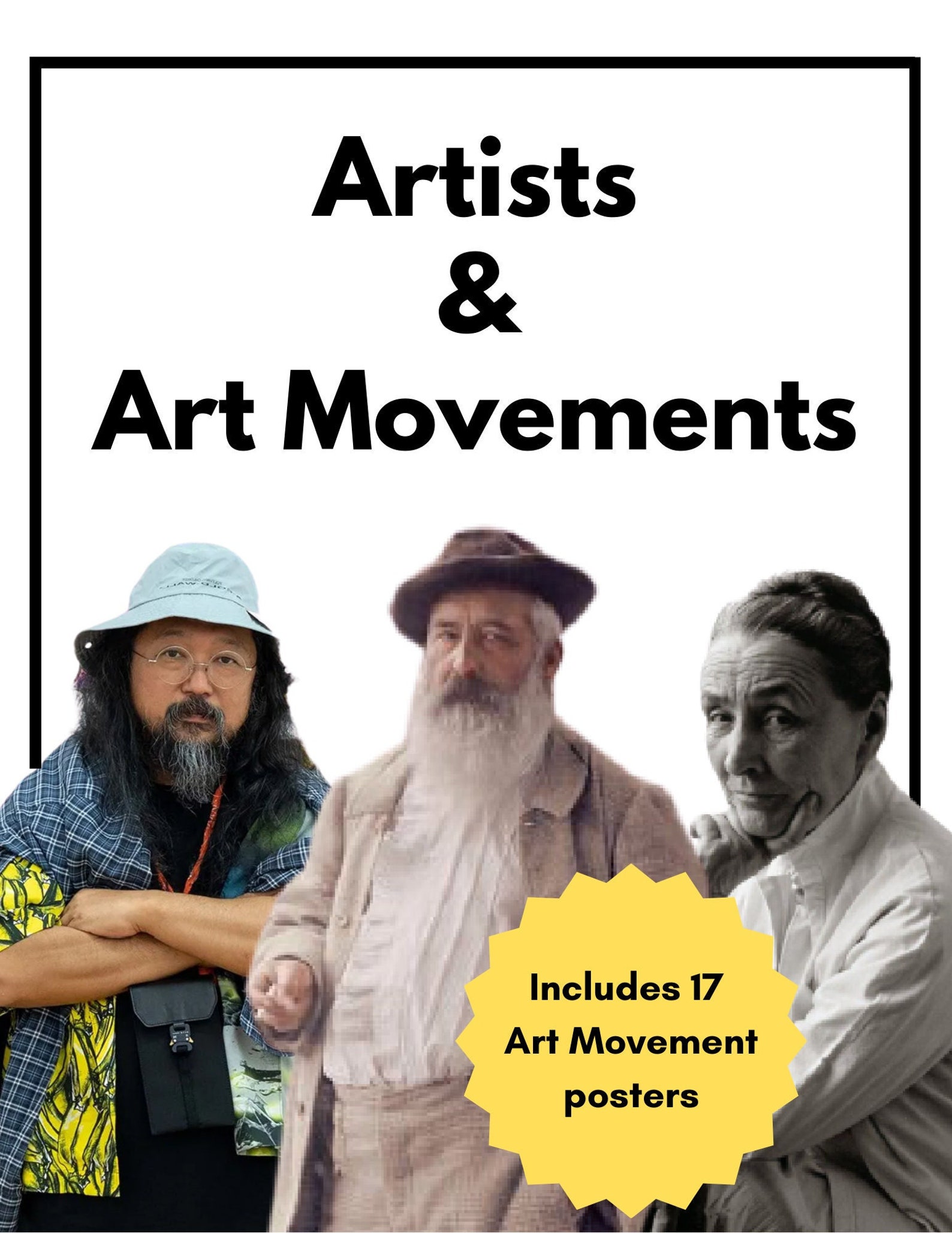 Artist & Art Movement Poster Sets - Etsy