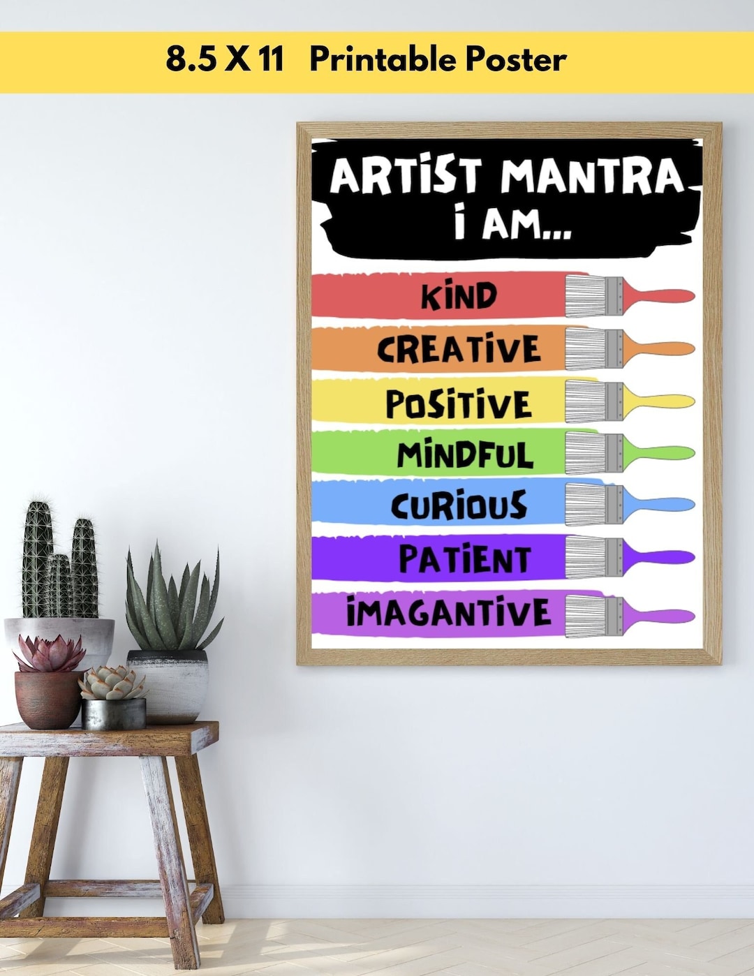 Art Class Mantra - Classroom Poster - Etsy