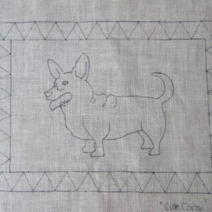 Cute Corgi Rug Hooking Pattern | Etsy