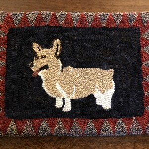 Cute Corgi Rug Hooking Pattern | Etsy