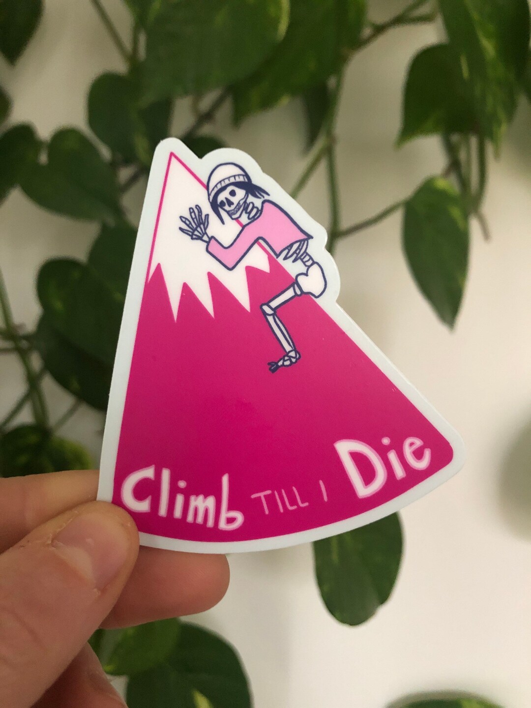 Climb Till I Die Funny Climbing or Bouldering Sticker Gift - Etsy