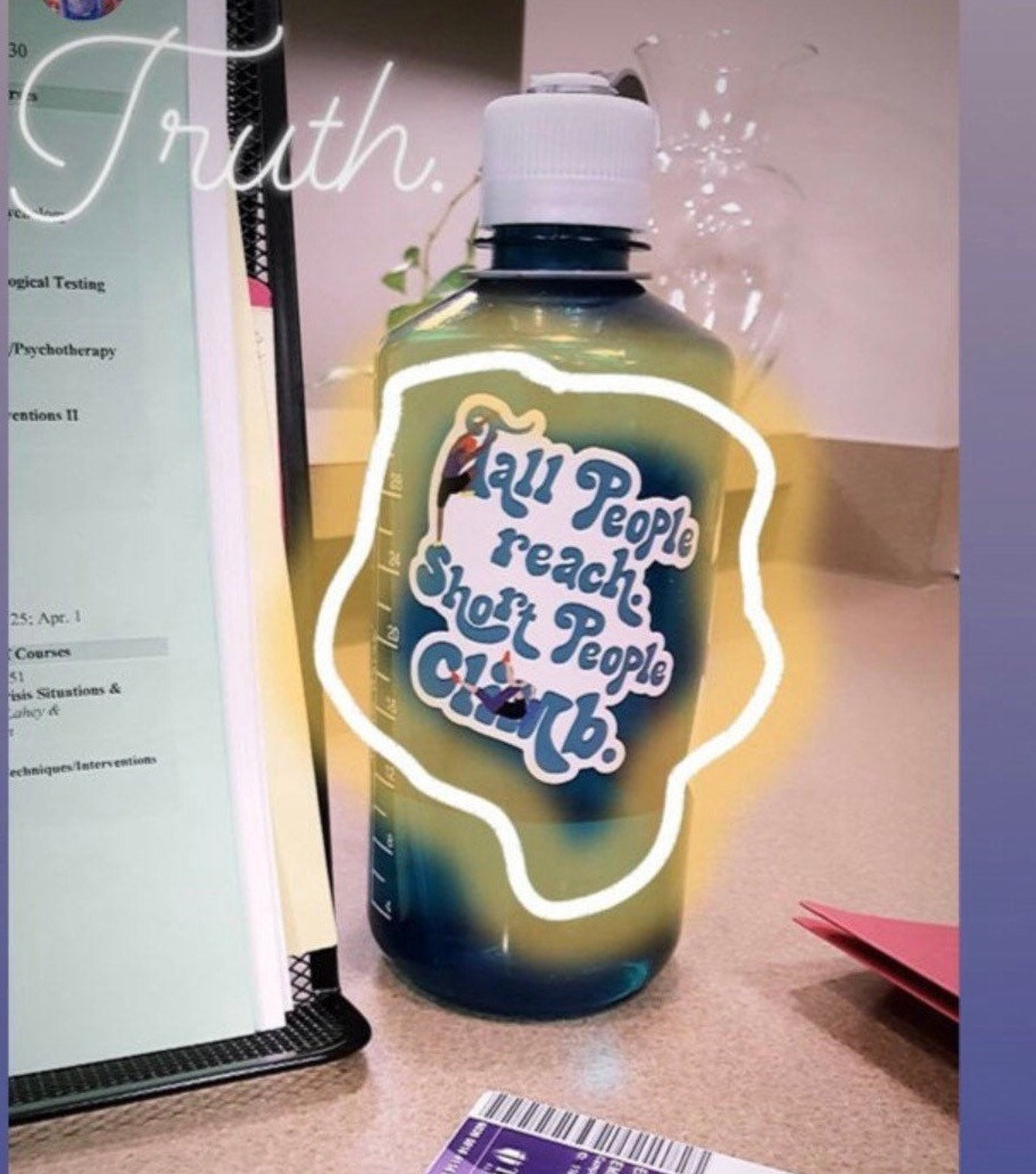 Tall People Reach Short People Climb Rock Fun Climbing Sticker - Etsy