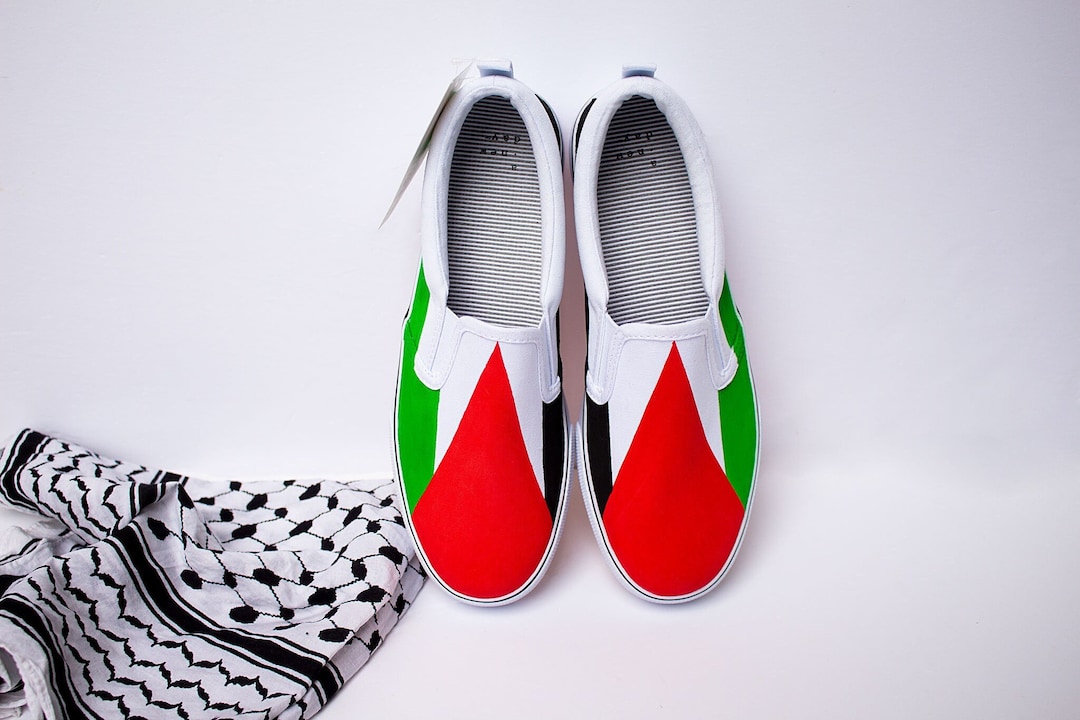 Hand-painted Palestine Flag Shoes - Etsy