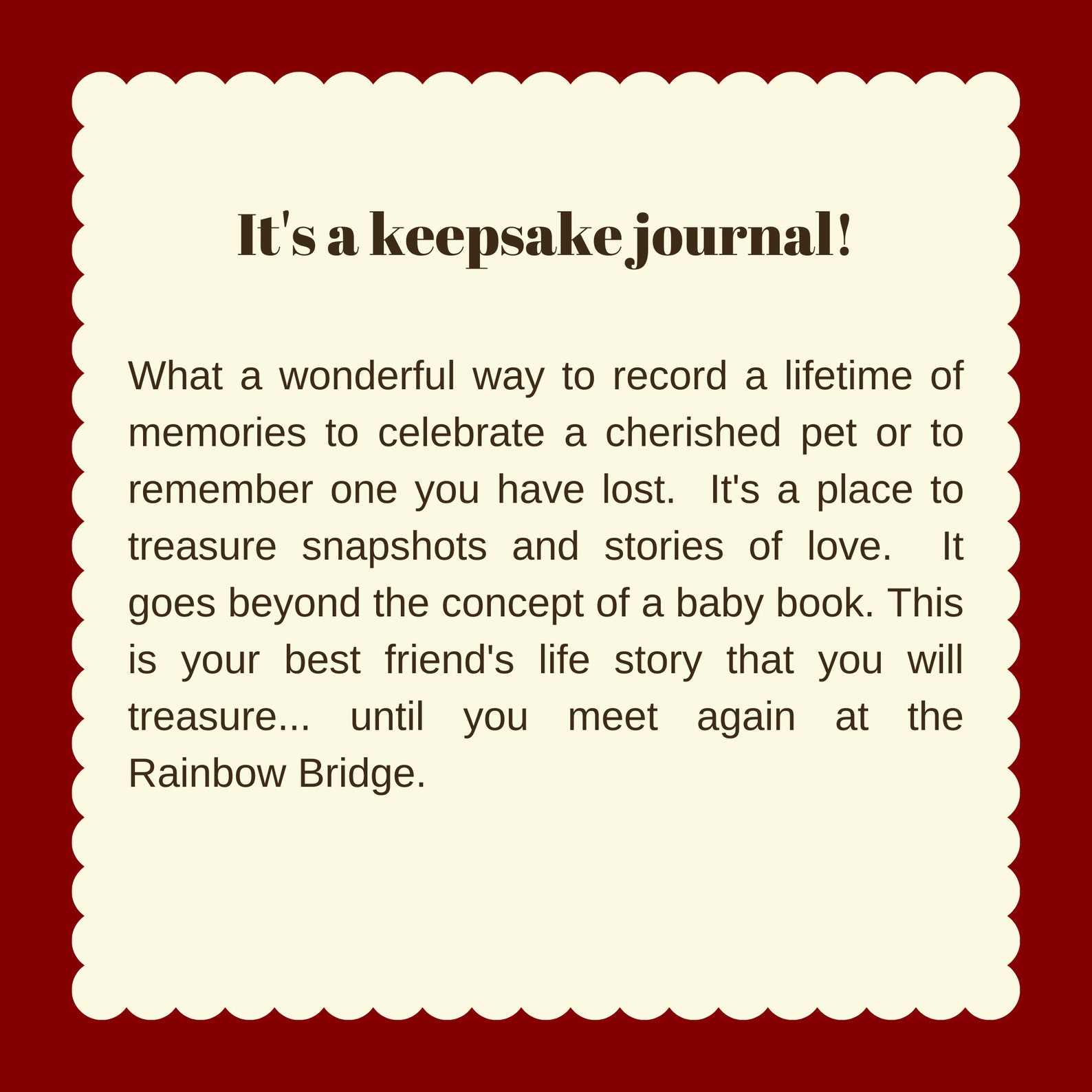 The Dog Years of My Life | Keepsake Memory Journal | Dog | Puppy | Baby ...