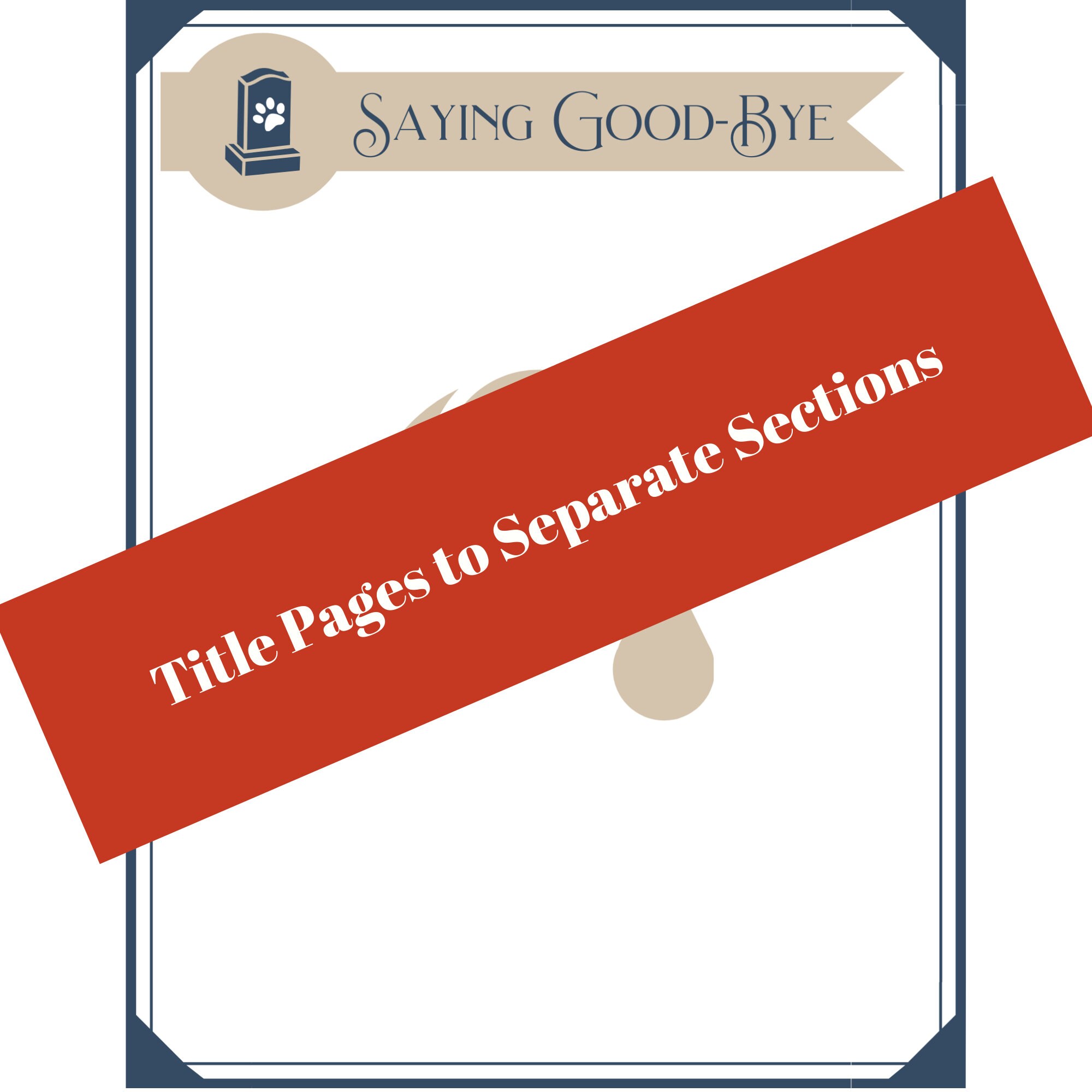 Pet Loss Grief Journal 27 Pages Digitally Editable Rainbow Bridge Diary ...