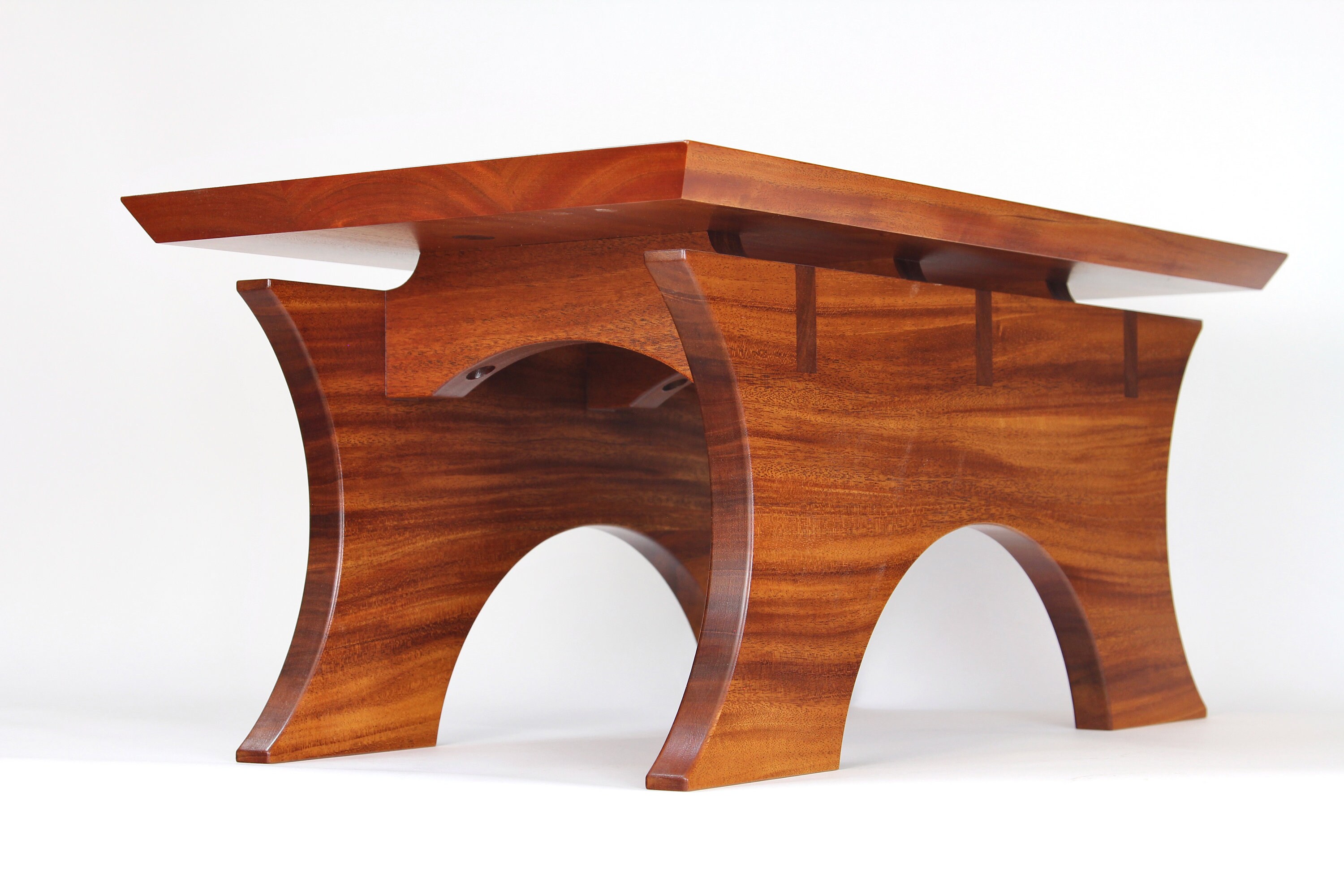 Wood Meditation Altar Table in Mahogany - Etsy