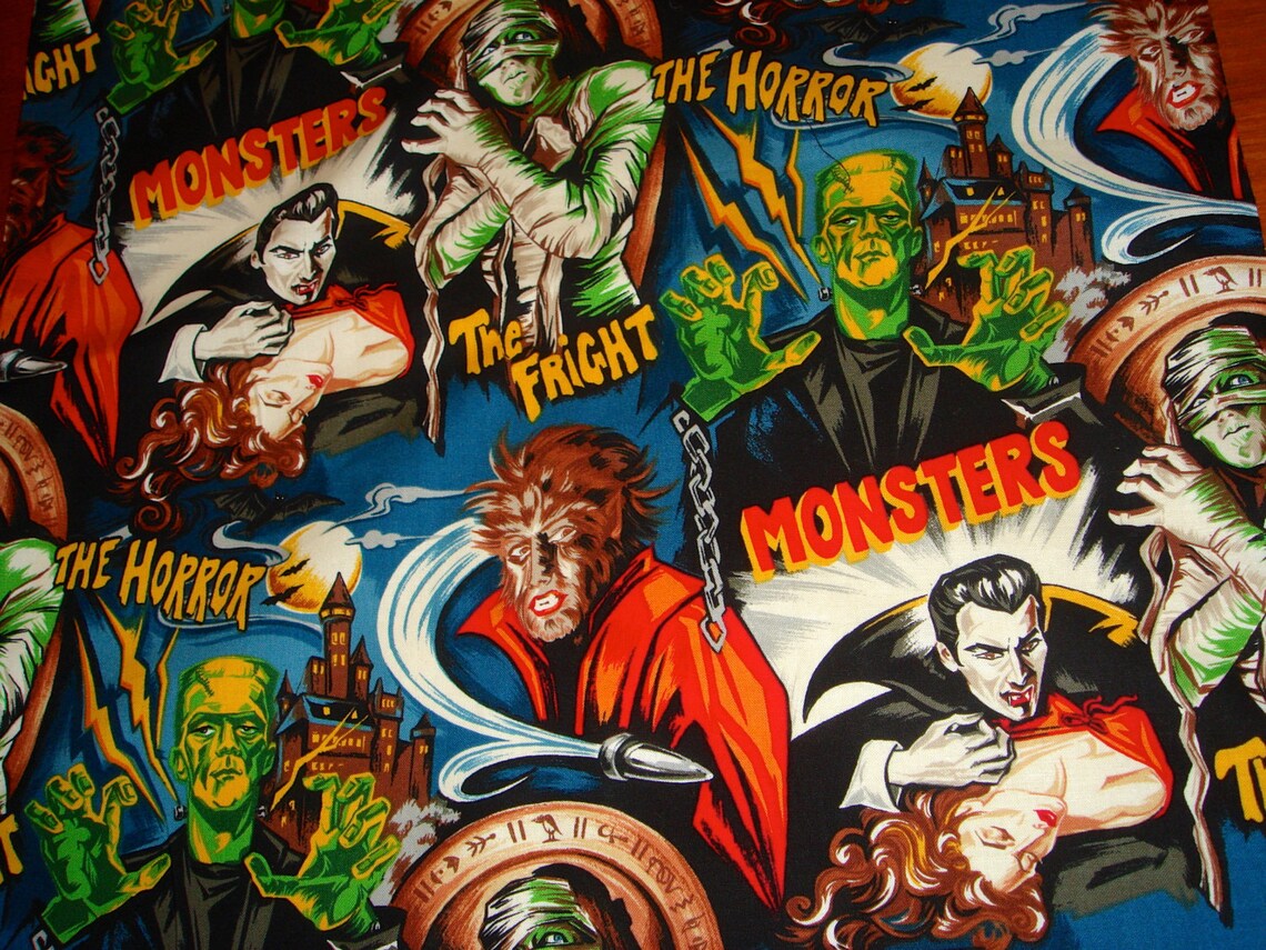 Universal Monsters Table Runner Wolfman Dracula Mummy - Etsy